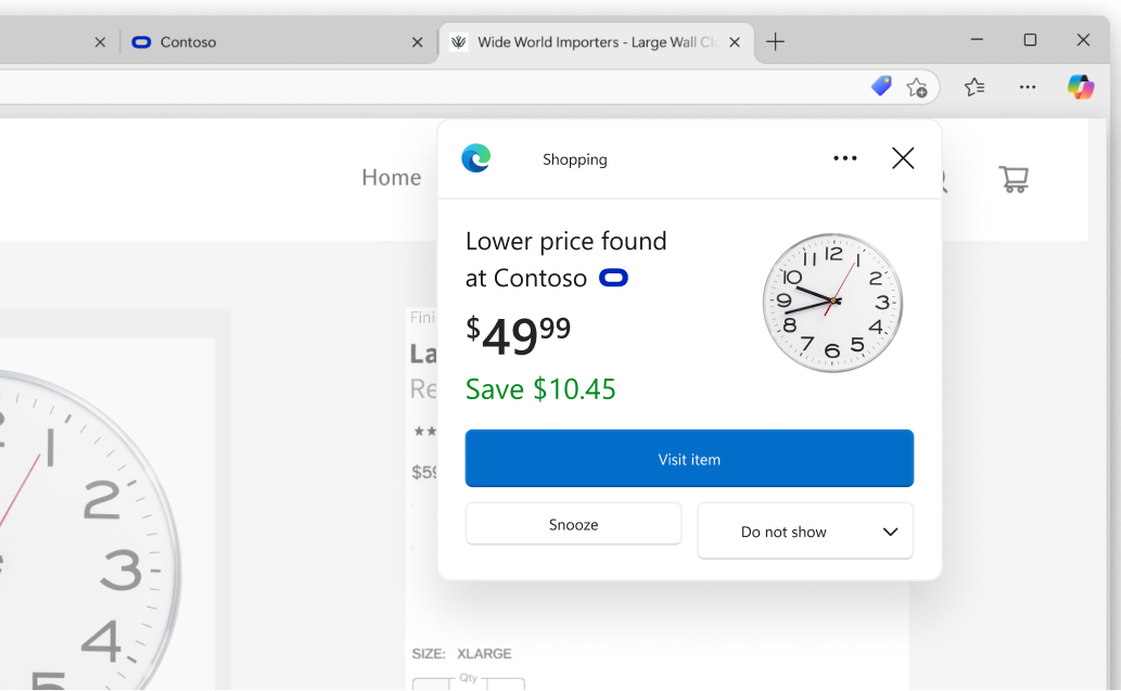 Microsoft Edge Shopping | Save time and money with built-in savings ...