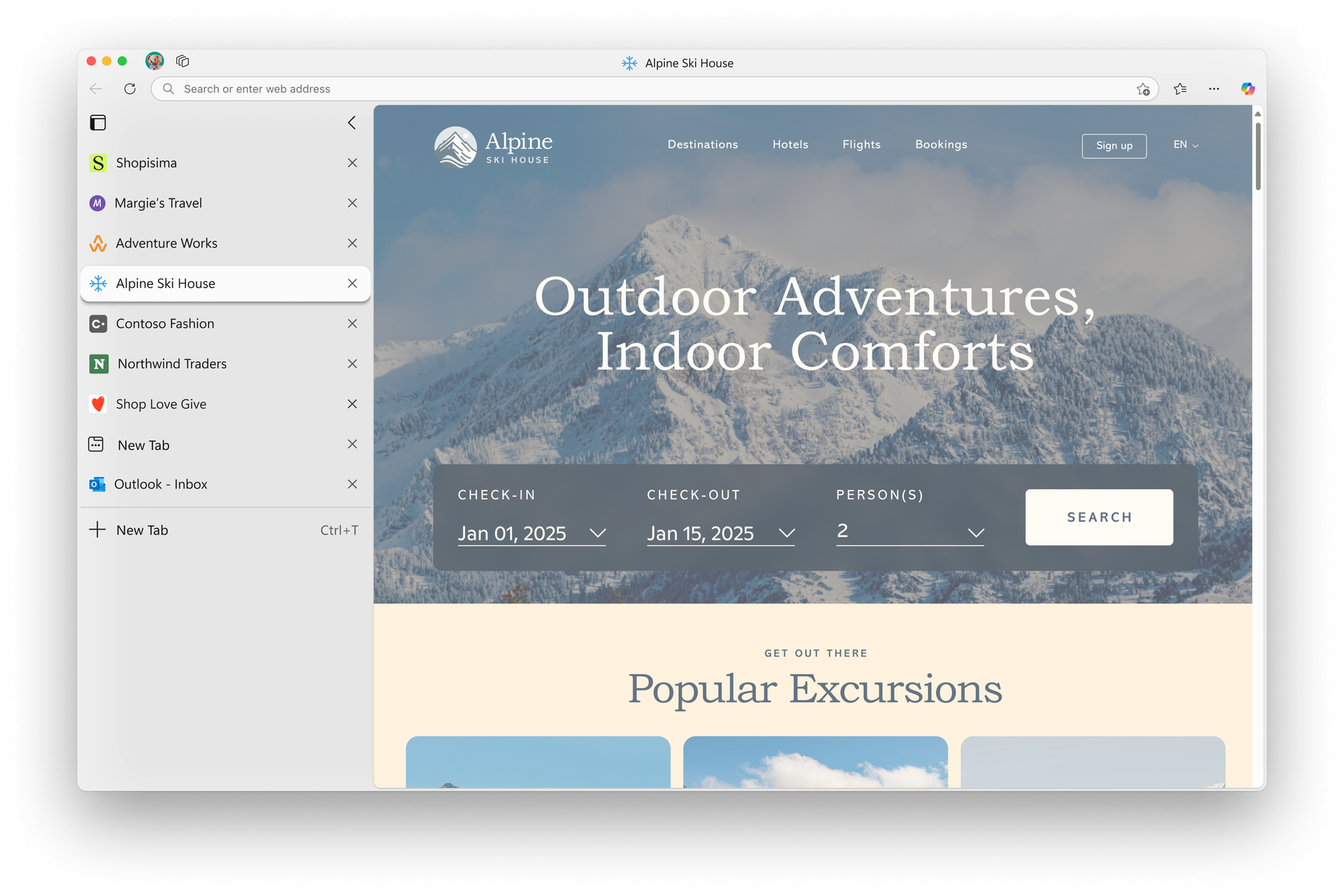 Iepazīšanās ar Microsoft Edge operētājsistēmā Mac | Microsoft Edge